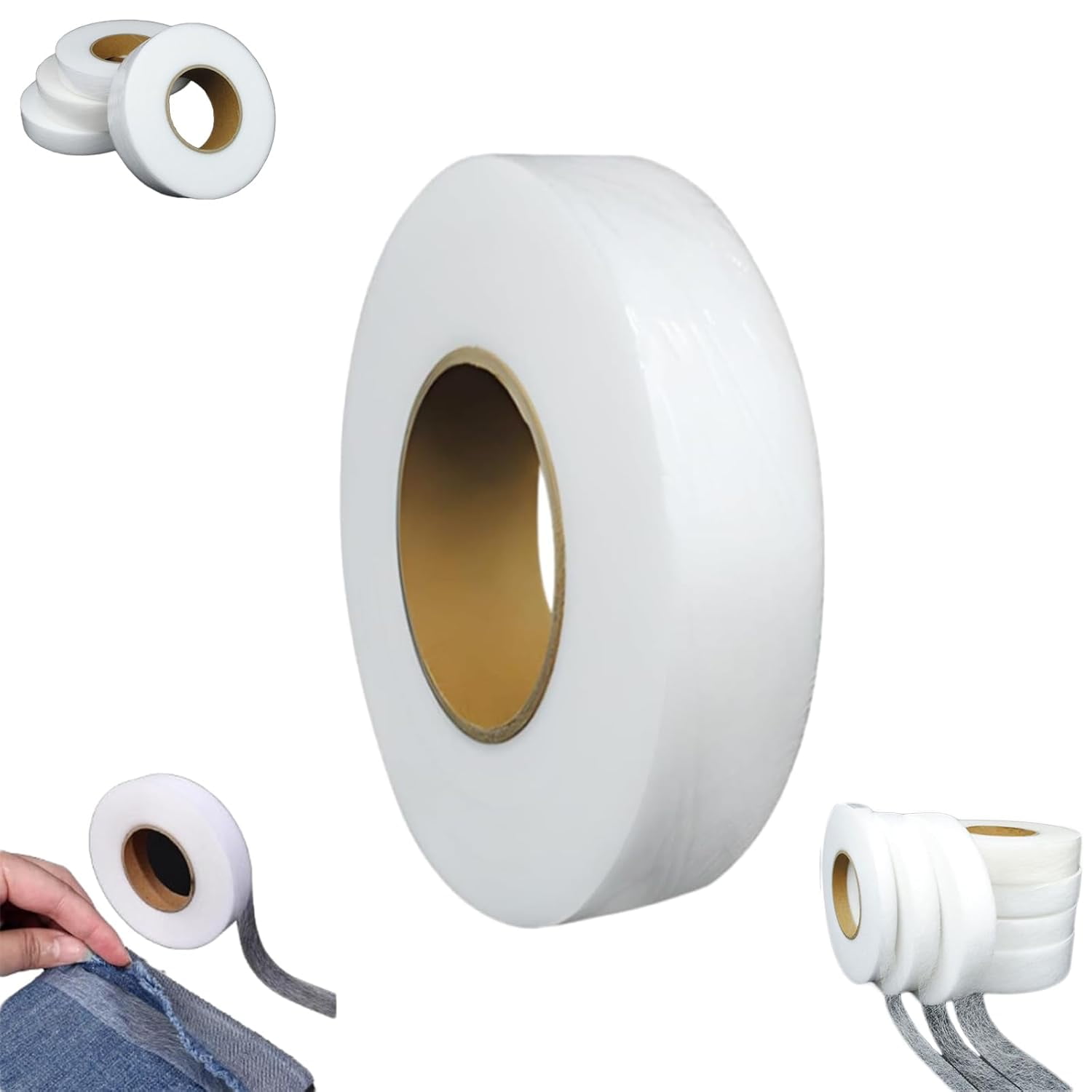 Perfectdid No Sew Hemming Tape Fabric Adhesive, Double Sided Hem Tape ...