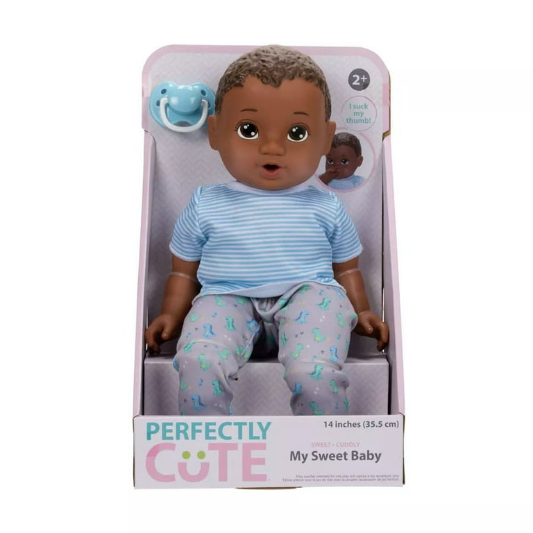 Perfectly Cute 14" Boy Baby Doll - Brown Hair, Brown Eyes