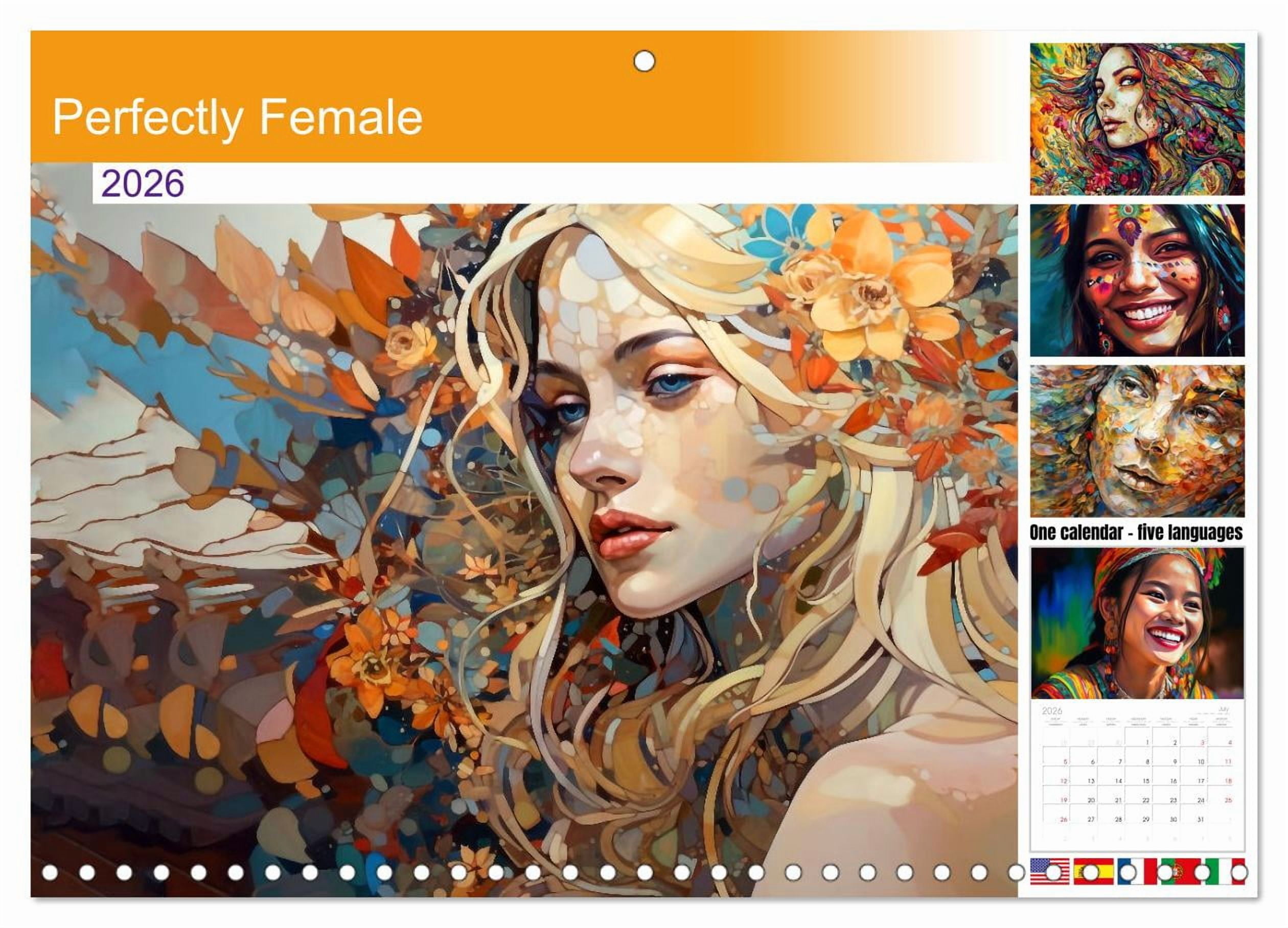 Perfectly Female (Monthly Wall Calendar 2026 11.7 x 16.5 (open ...