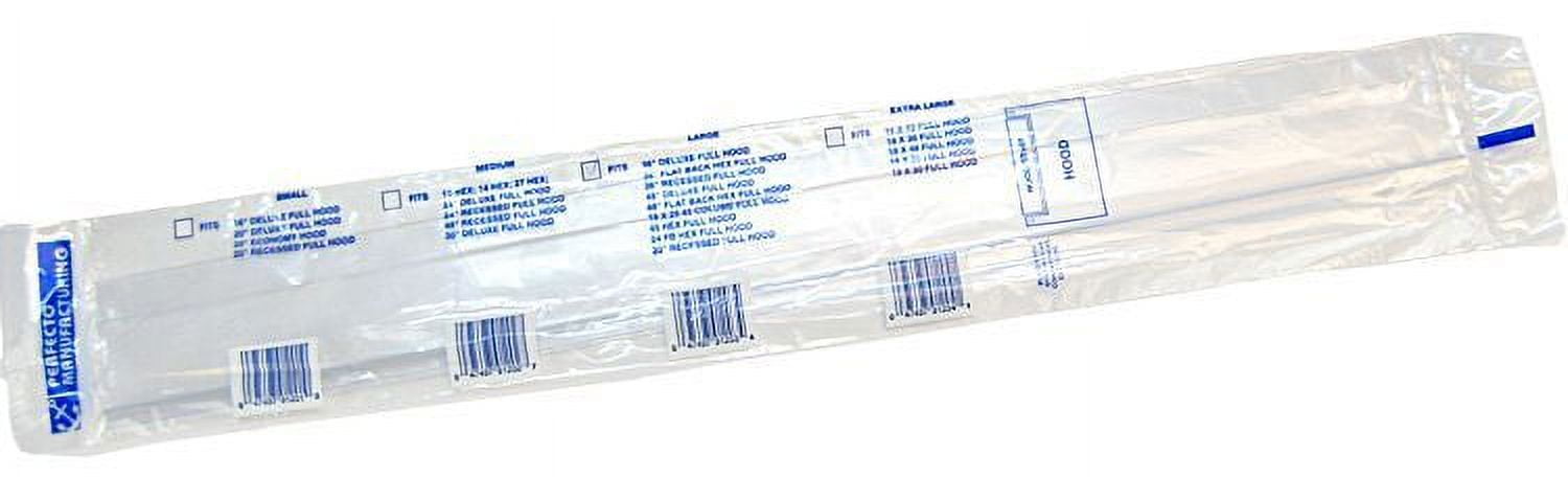 Perfecto Hood Backstrip - Clear Large - 24.9 Long x 2.75 Wide - Walmart.com