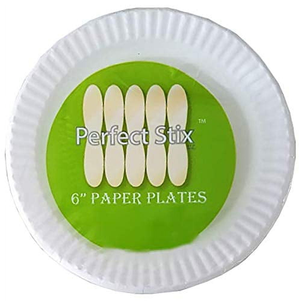 Perfectware - Kitchen Essentials SSF20 Paper Plate 6 Inches.Pack of 100 ...