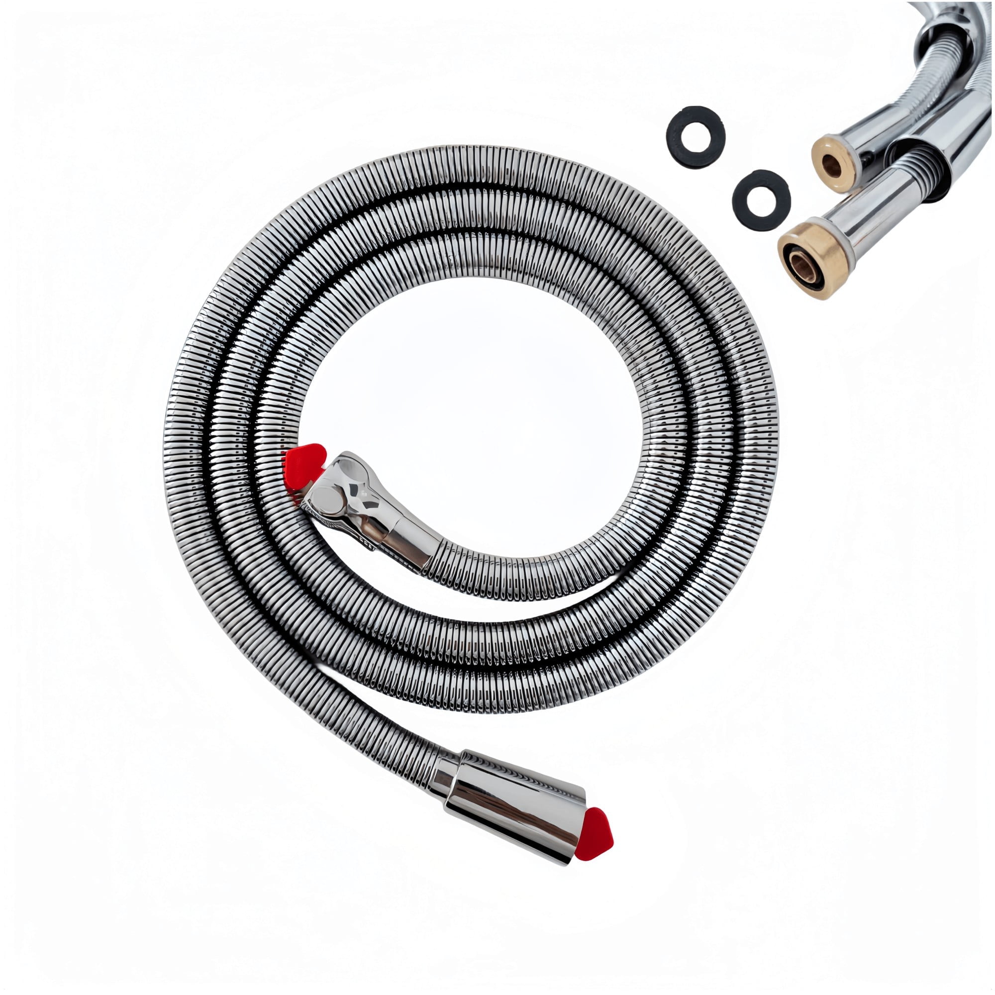 Perfectyihui Shower Hose Extra Long 79 inches, Anti-Explosion Anti-Kink ...