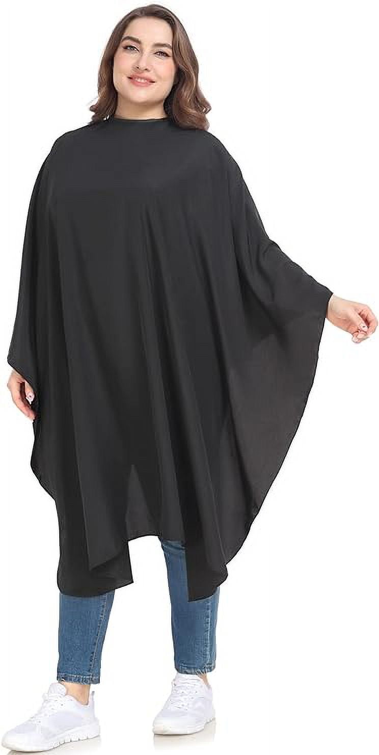Perfehair Barber Cape - Hair Cutting Cape with Snap Closures, Soft ...