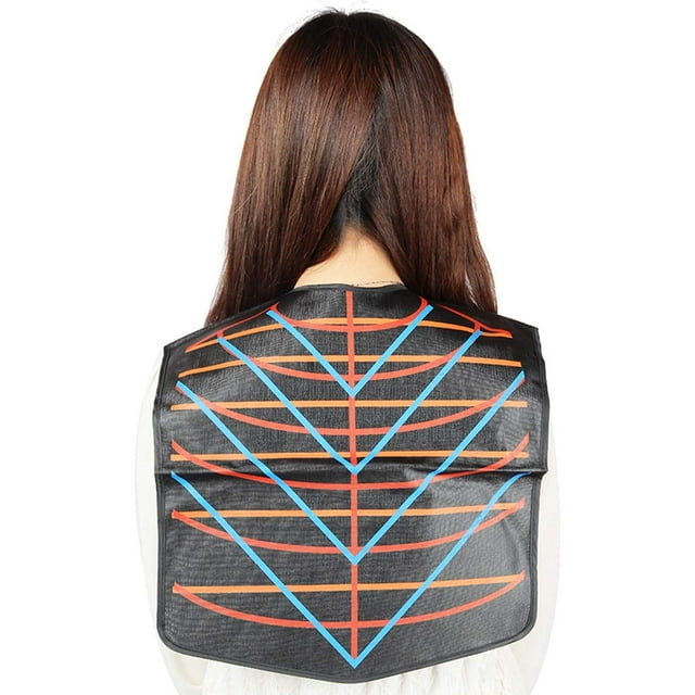Perfehair Salon Hair Cutting Collar Cape, Stylist Color Capes Guide ...