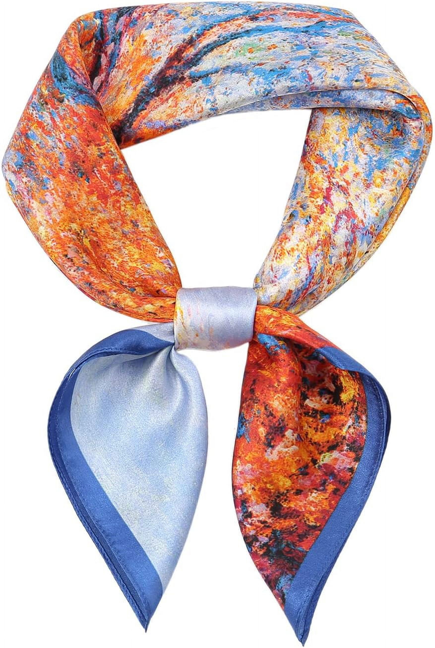 Perfitgift 100% Silk Scarf Head Scarf for Women Hair Scarf for Sleeping ...