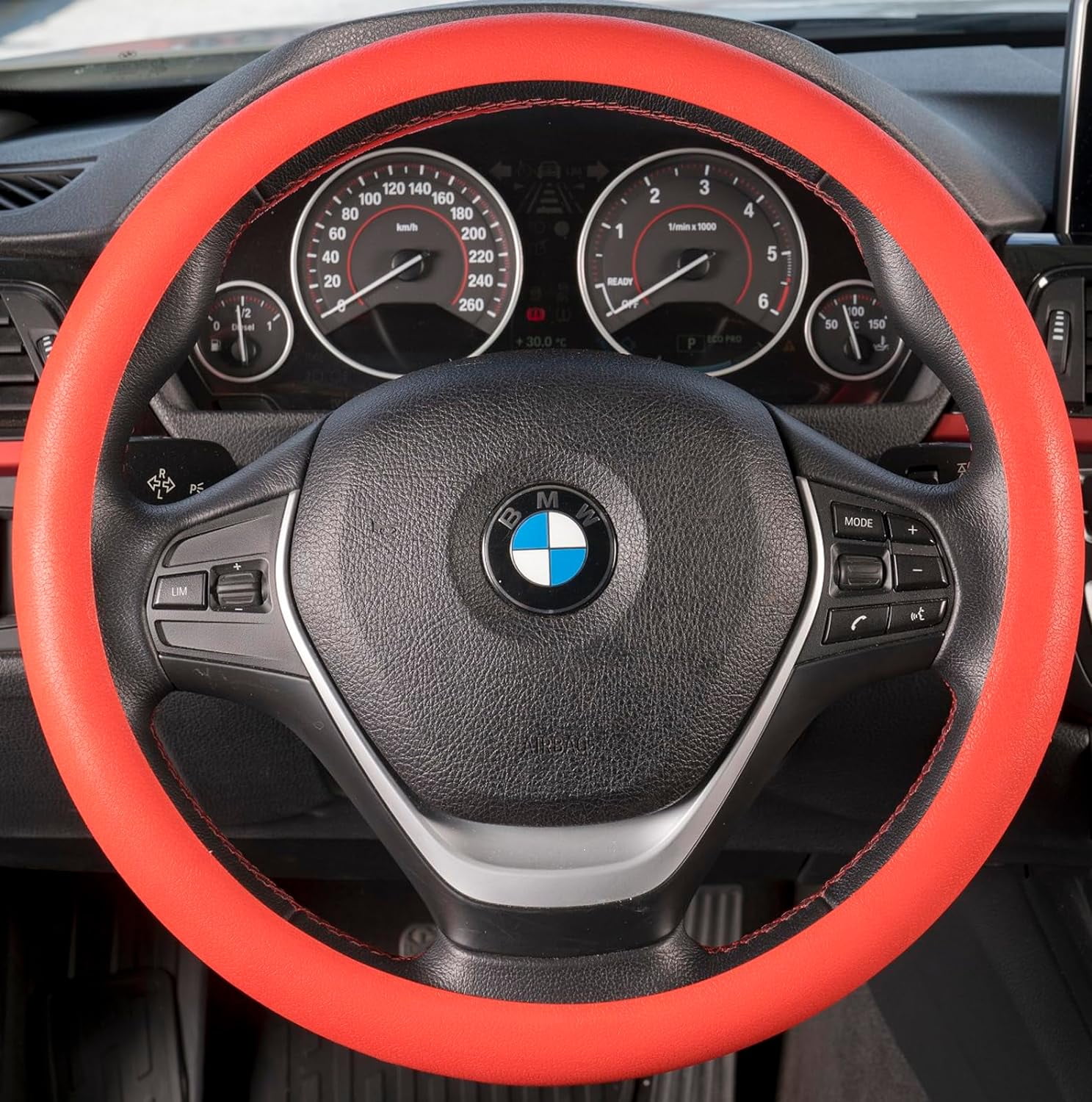 Perflex Universal Silicone Steering Wheel Cover, Fits Steering Wheels ...