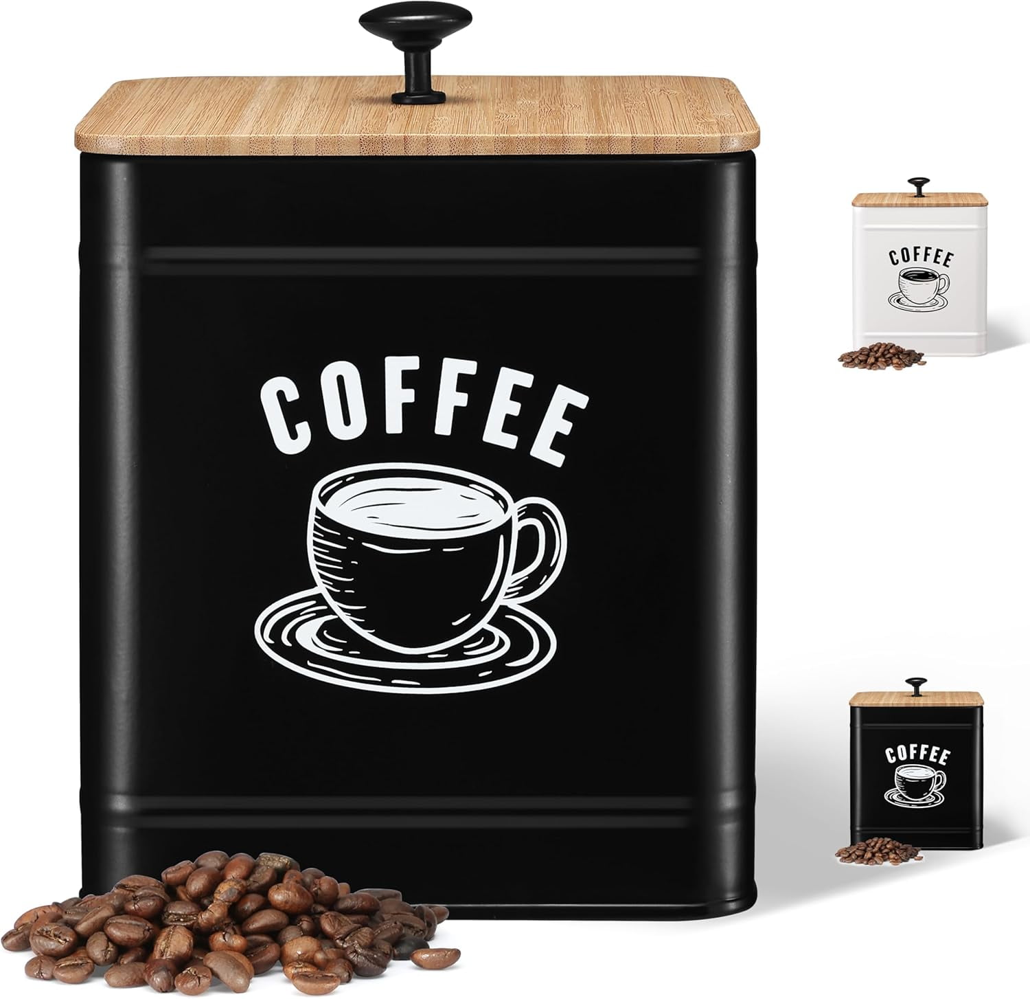 Perfnique Coffee Canister, Coffee Storage Container, Coffee Bean Pods ...