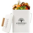 Perfnique Kitchen Compost Bin, 1.7 Gallon Countertop Compost Bin ...