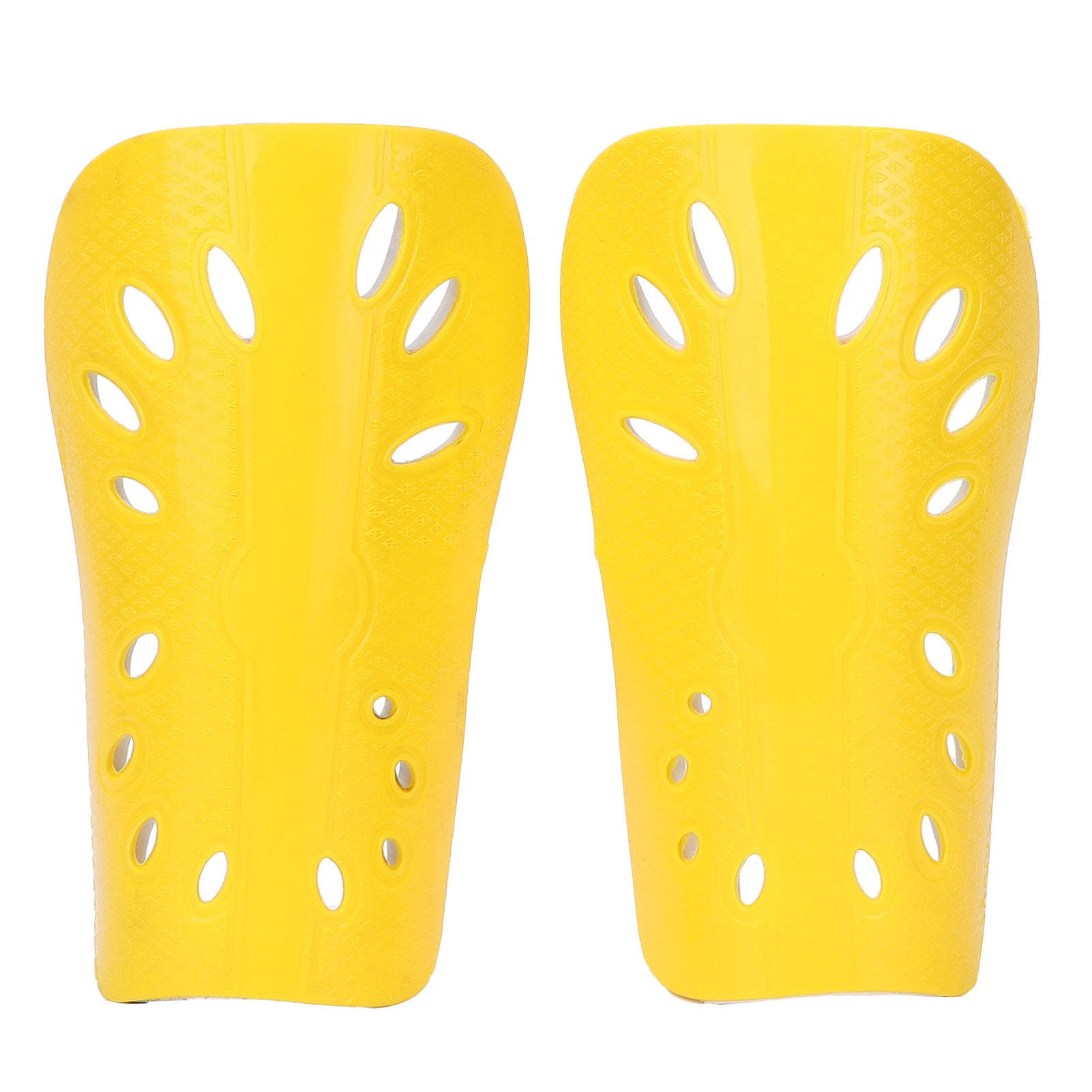 Perforated Breathable Shin Guards for Toddler Soccer Players - Yellow ...