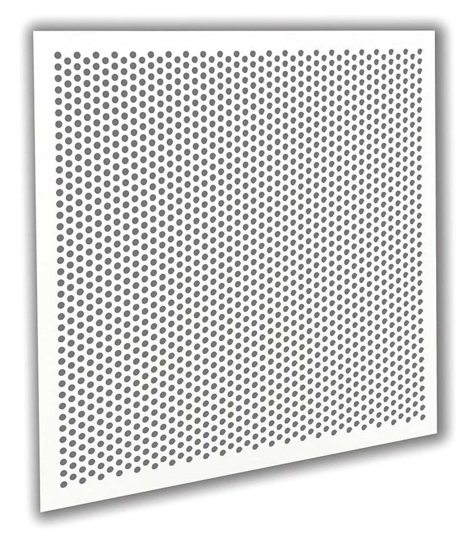 Perforated Ceiling Tile 2x2 - White Acoustic Drop Ceiling Tiles with 3/ ...