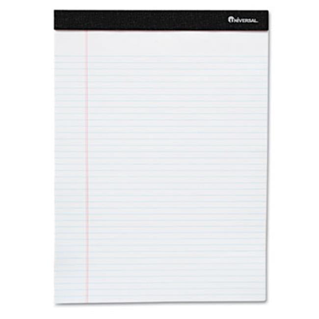 Perforated Edge Ruled Writing Pads- Jr. Legal- 6-Pack- White - Walmart.com