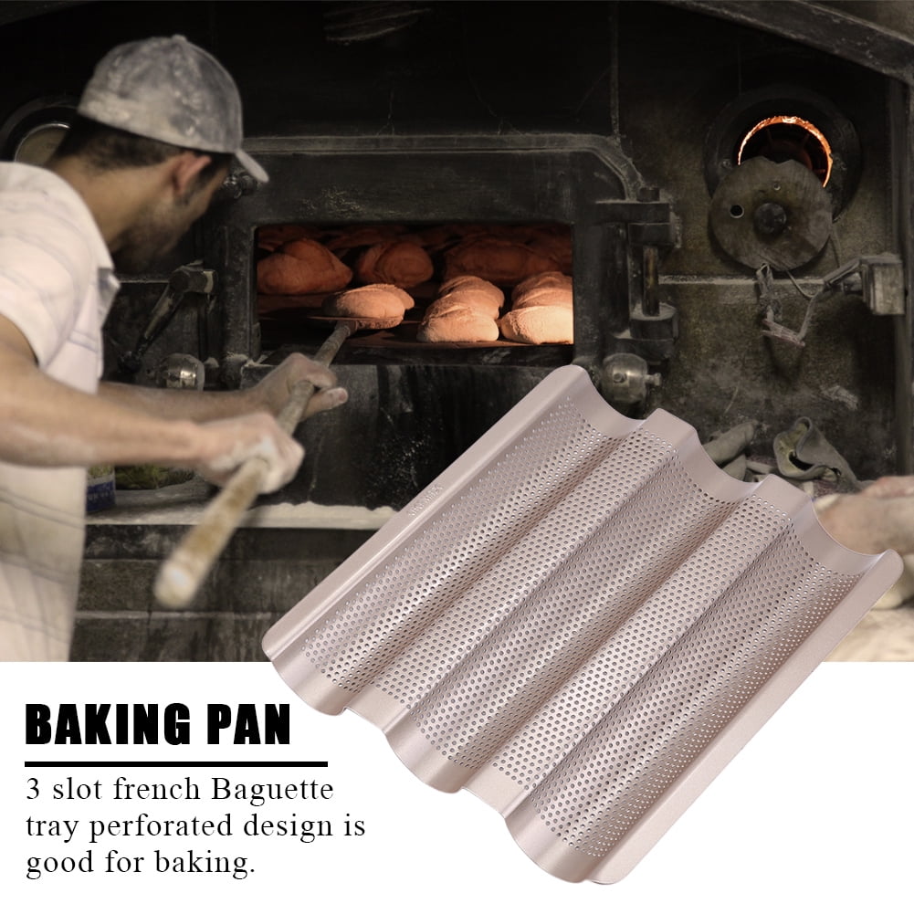 Perforated French Bread Pan, Professional Quality, Non,Stick Coating ...