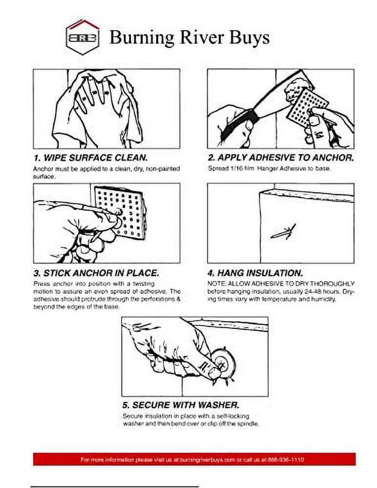 Perforated Insulation Pins (1000, 2-1/2") Made in USA - Walmart.com