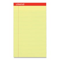TOPS Legal Pad, 50 Sheets, 8.5x14, Wide/Legal Rule, Perforated, Canary ...