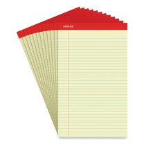 TOPS Legal Pad, 50 Sheets, 8.5x14, Wide/Legal Rule, Perforated, Canary ...