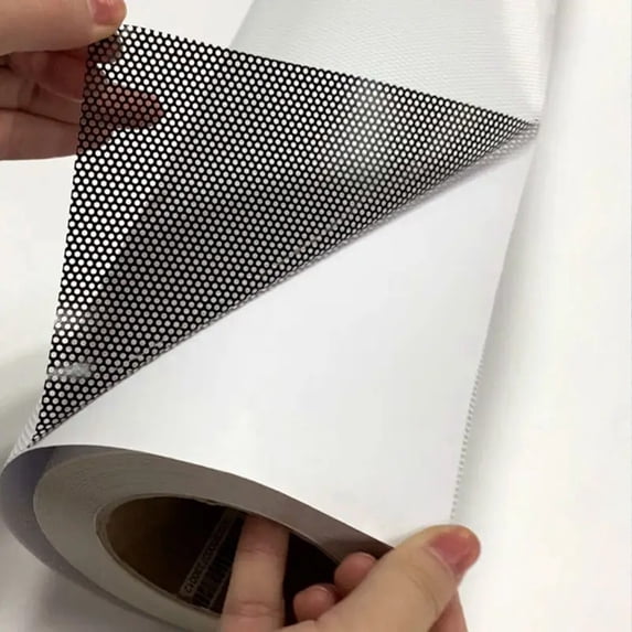 Perforated Window Vinyl One Way Vision Window Graphics Printing Media ...