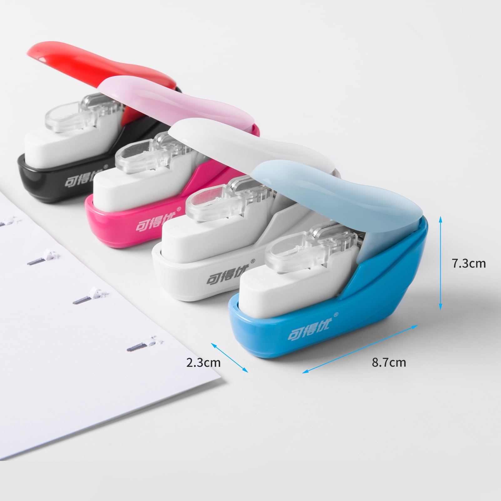 Perforator,Stapler No Staples Paper Office Supplies Hand-held Stapler ...