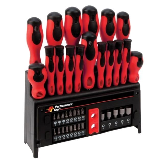 Perform Tool Screwdriver Set with Rack - 39 Piece - Walmart.com