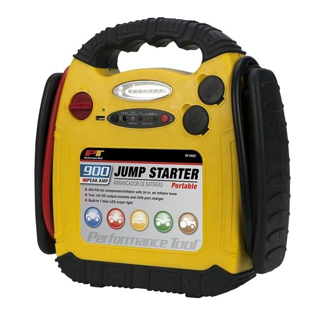 Perform Tool W1665 Portable Jump Starter, Inflator - Walmart.com