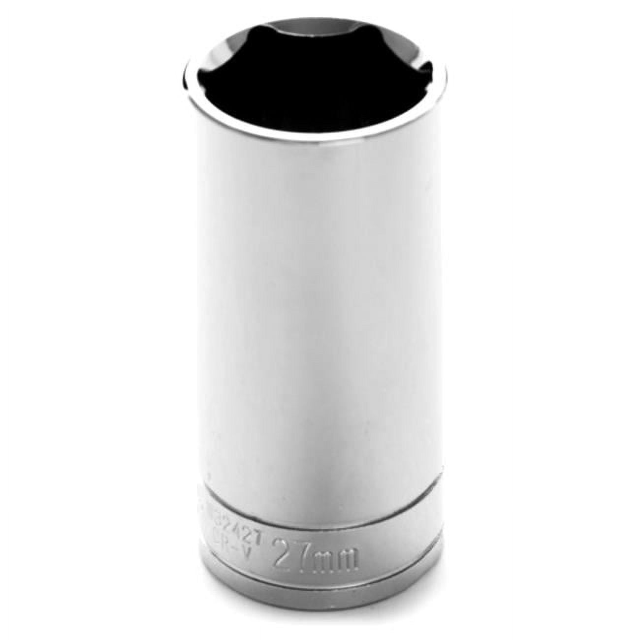 Perform Tool W32427 0.5 In. Drive 27 mm. 6 Point Deep Well Socket ...
