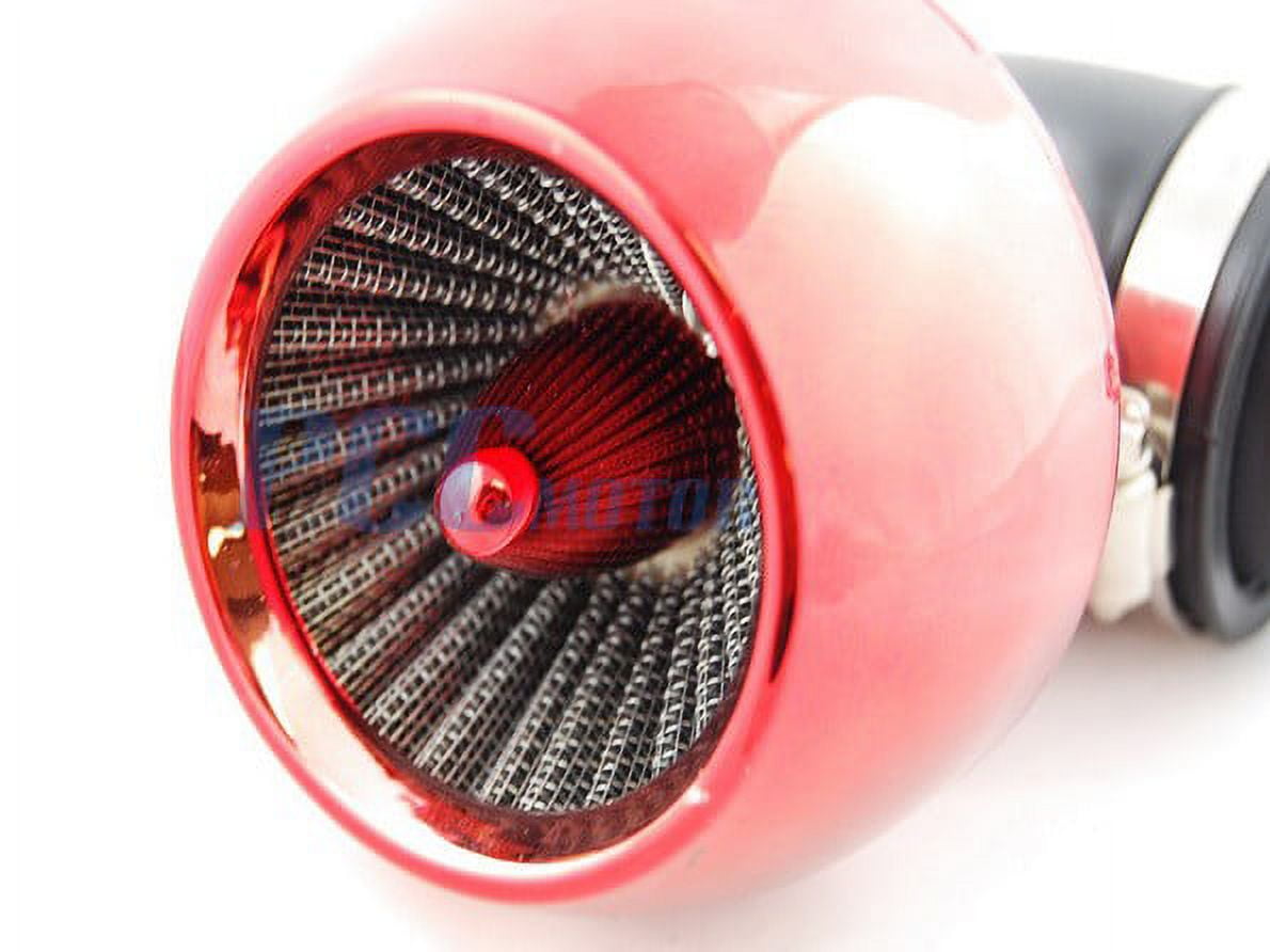 Performance Air Box Filter Motorcycle Scooter Go Kart GY6 49cc 50cc RED ...