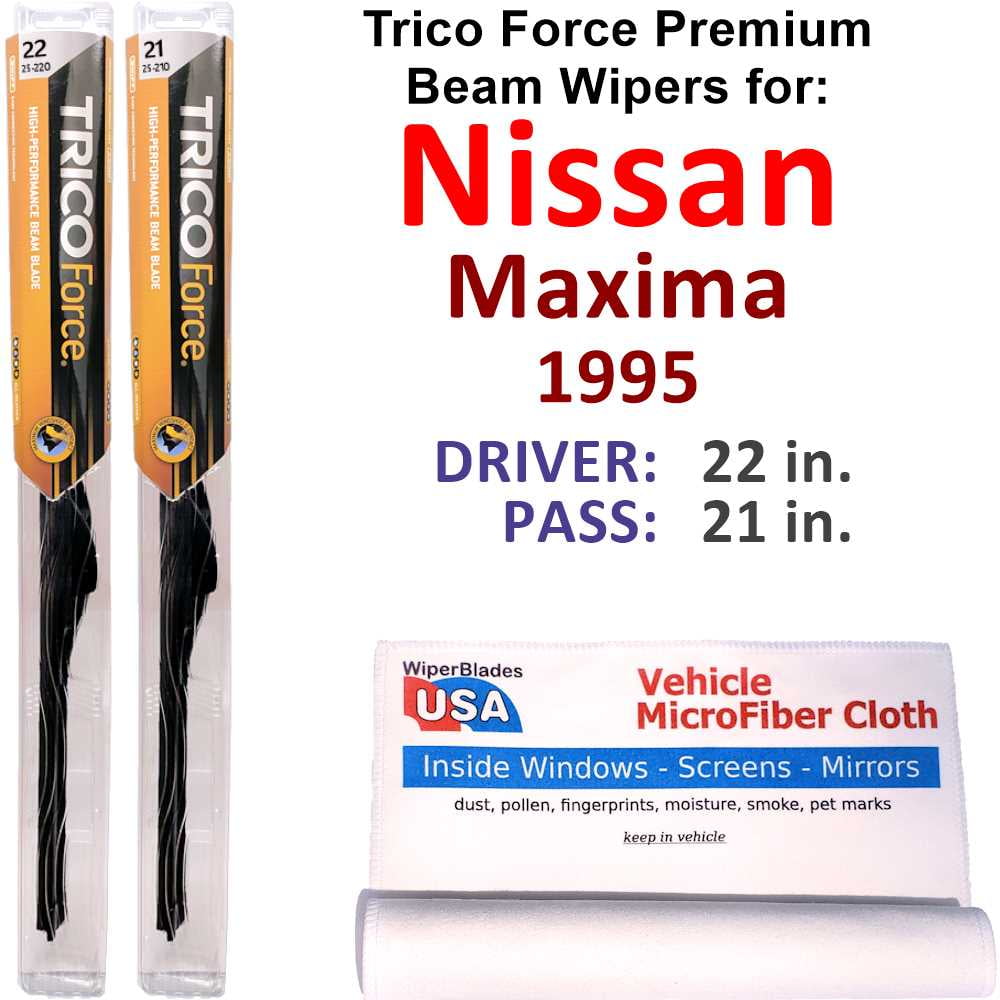 1995 Nissan Maxima Performance Beam Wipers (Set of 2) - Walmart.com