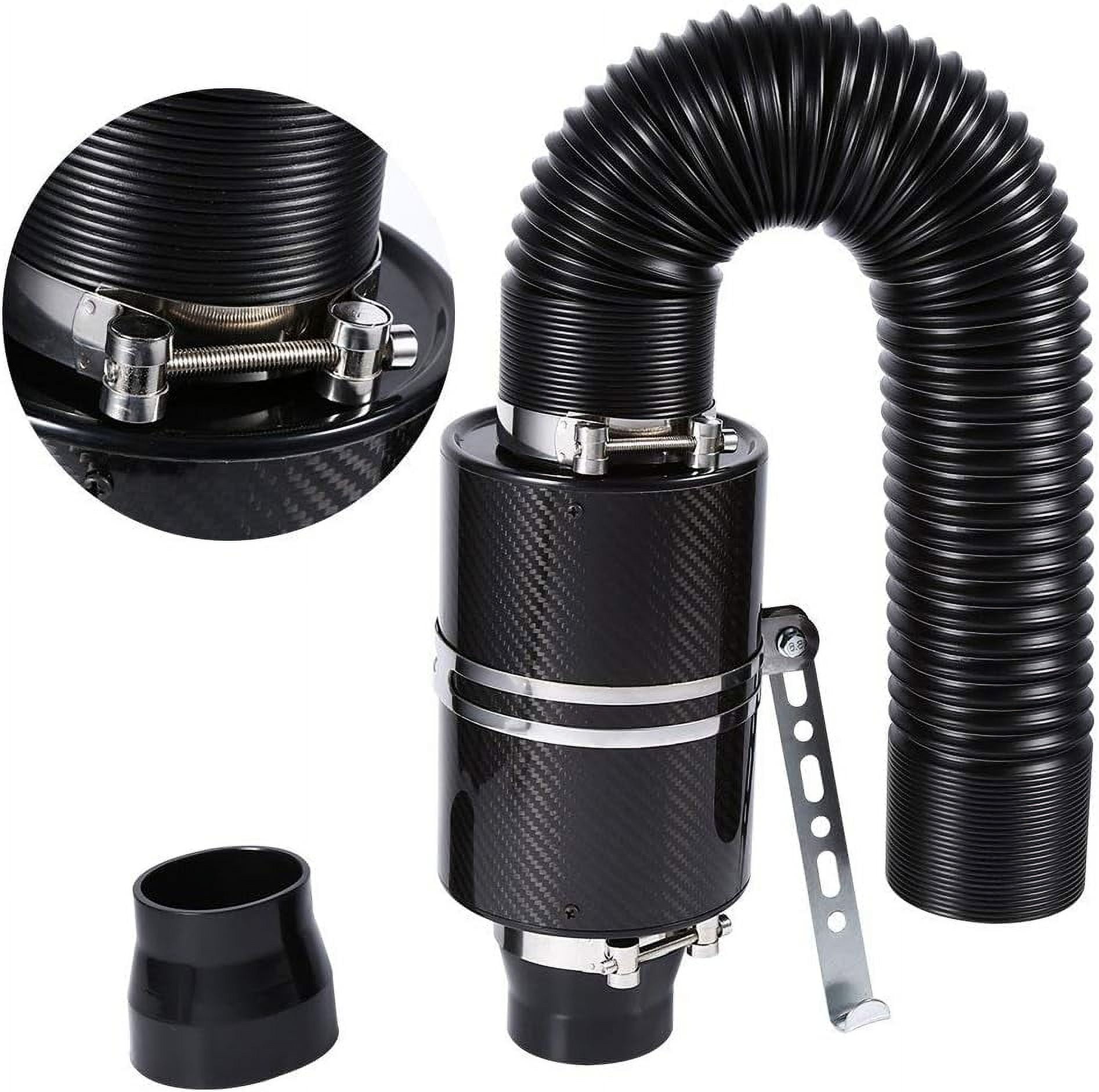 Performance Boosting Cold Air Intake System, Universal Fitment Carbon ...