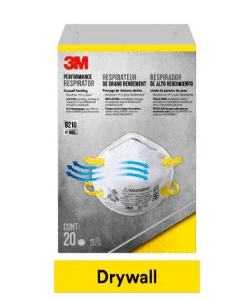Performance Disposable Drywall Sand Respirator Face Mask Particulate ...