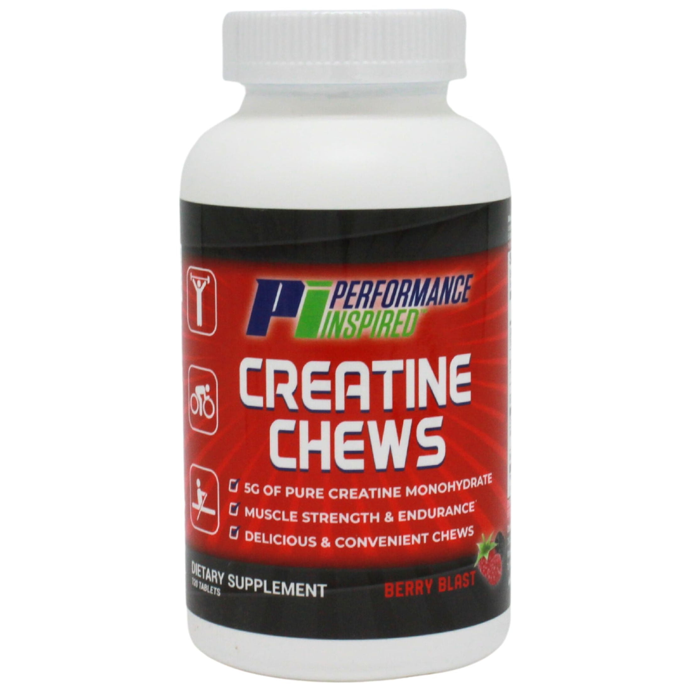 Performance Inspired Nutrition - Creatine Chew - 120 Count - 5g ...
