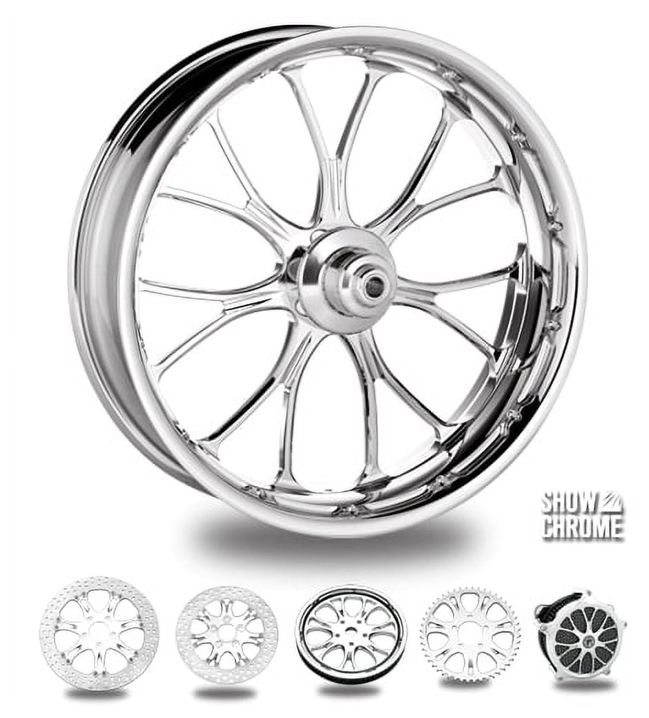 Performance Machine Forged Heathen Wheels Chrome 21 X 3.5 1204-7106R ...