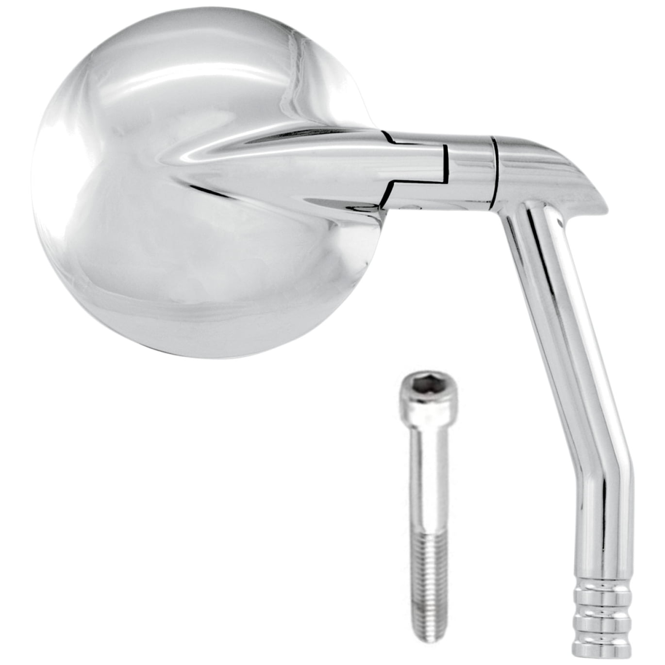 Performance Machine Vision Round Chrome Mirror (0064-2035-CH) - Walmart.com