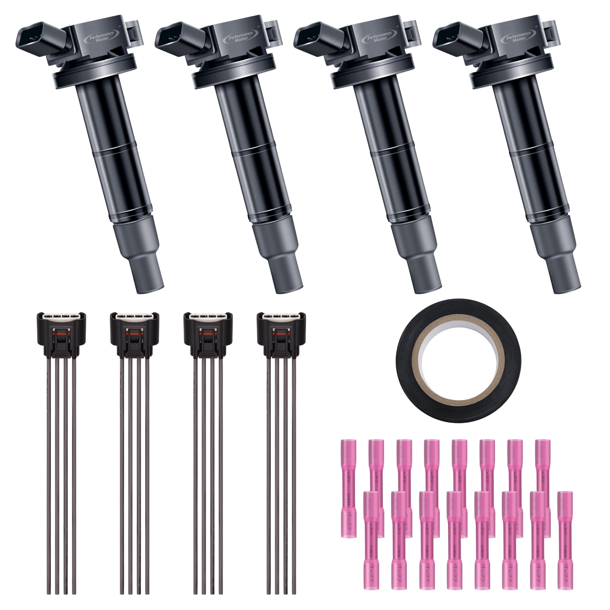 Performance Master 4Pcs UF333 Ignition Coils Pack with Toyota Lexus ...