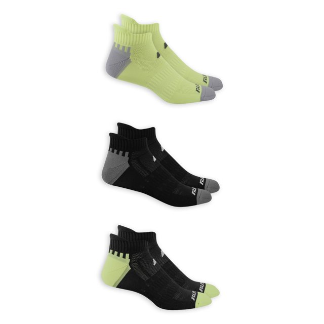 Russell Performance Men's COOLFORCE Cushion Low Cut Socks 3 Pack with ...