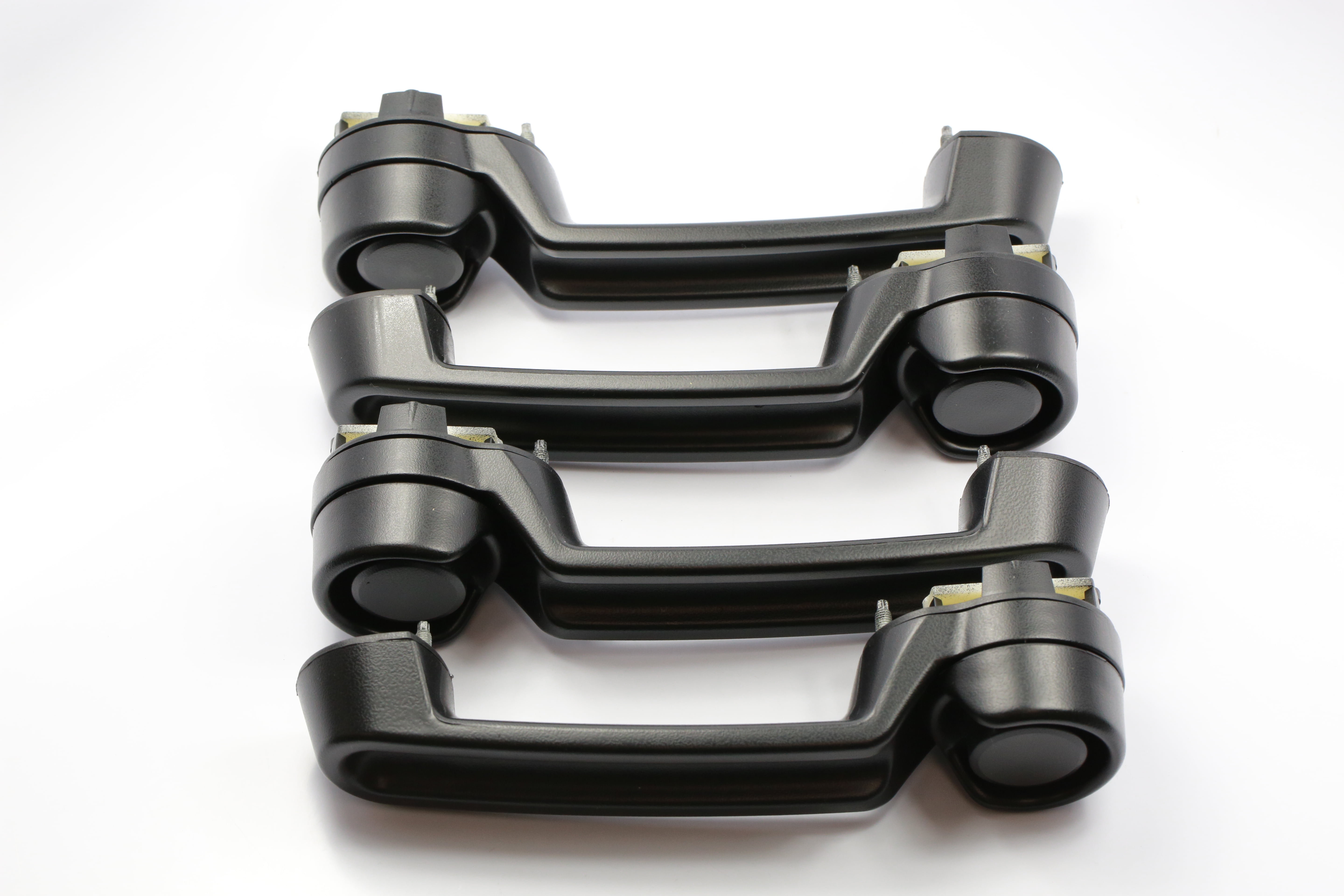 Performance PFM-726490 Texture Black Set of 4-pcs Exterior Outside Door ...