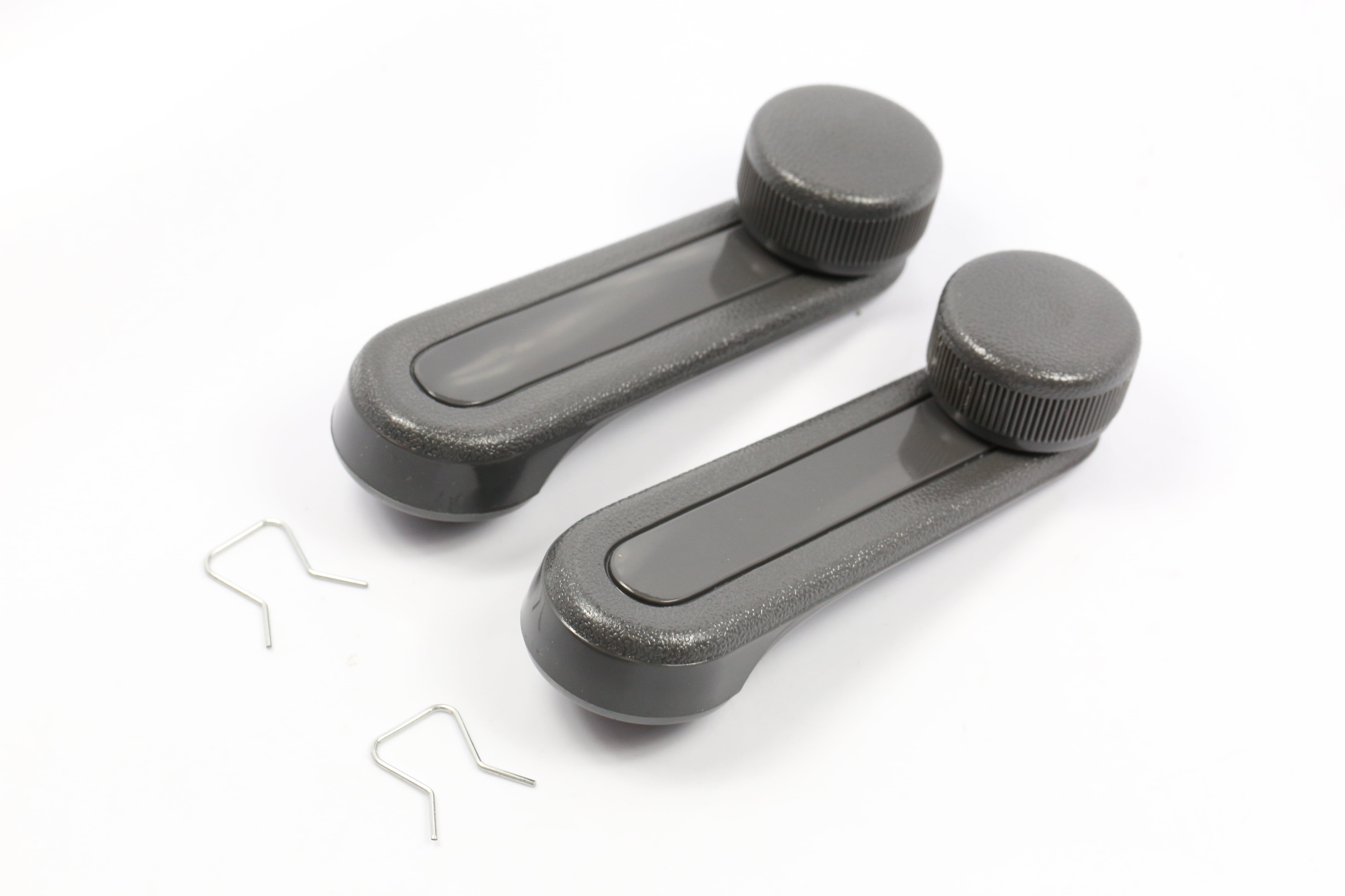 Performance PFM-990485 Interior Window Crank Handle Textured Gray Pair ...