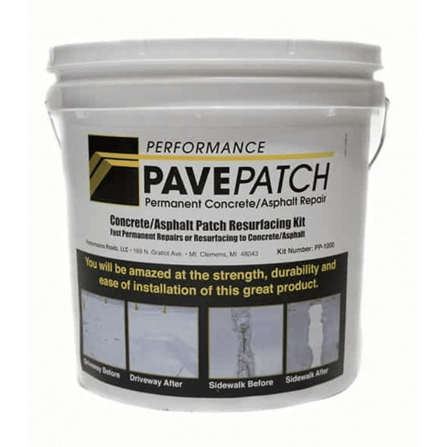 Performance PavePatch Epoxy DIY Concrete/Asphalt Mixer Resurfacing Kit ...