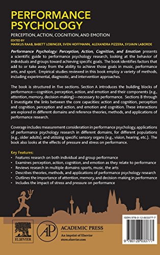 Pre-Owned Performance Psychology: Perception, Action, Cognition, and ...