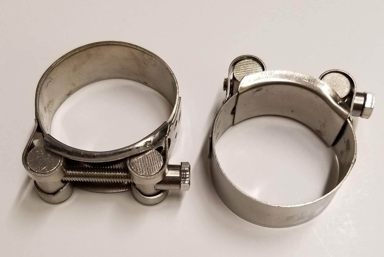 Performance Sainless 2 Pack - Bol Hose Clamps, Size Range 1" o 6" O.D ...