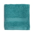 Performance Solid Wash Cloth, 12" x 12", Aqua - Mainstays - Walmart.com