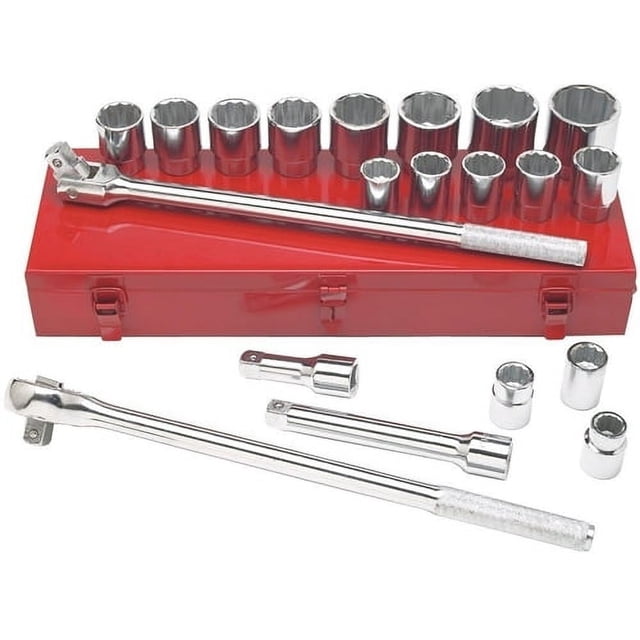 Performance Tool 21-Piece SAE 3/4" Drive Socket Set PMW1180 - Walmart.com
