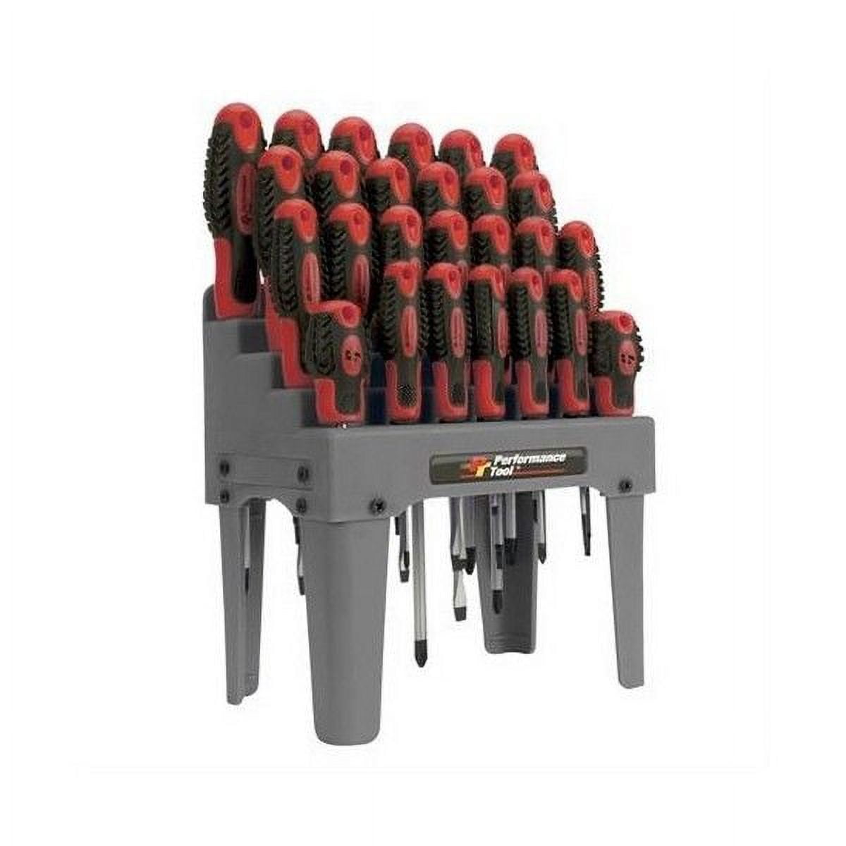 Performance Tool 26 Piece Screwdriver Set With Bench Rack - Walmart.com