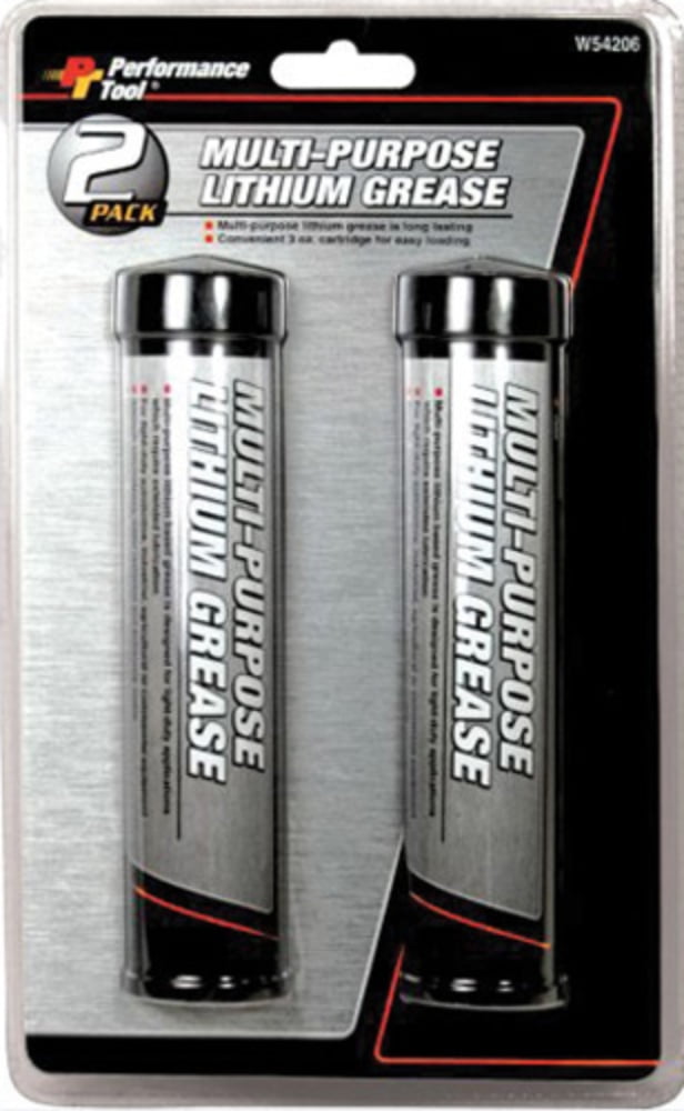 Performance Tool 2pk 3oz Multi Purpose Lithium Grease (W54206 ...
