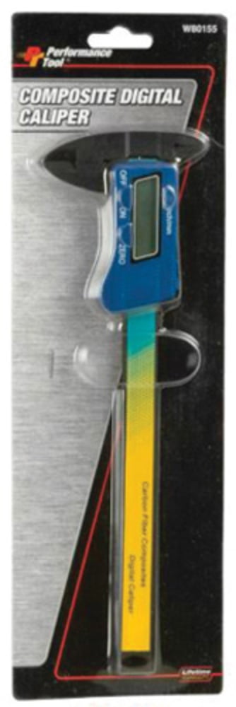 Performance Tool 6" Composite Digital Caliper (W80155) - Walmart.com