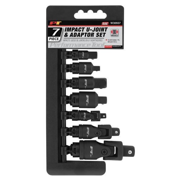 Performance Tool 7-Piece Impact Universal Joint and Adapter - Walmart.com