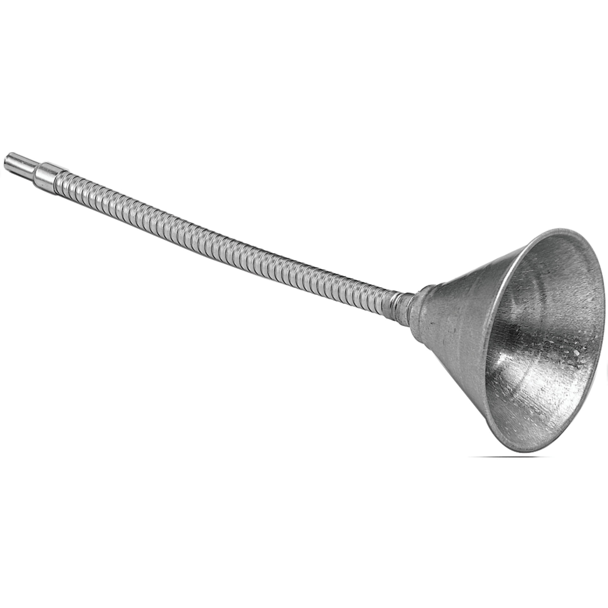 Performance Tool W219 Zinc Plated Funnel with 12-Inch Flex Spout ...