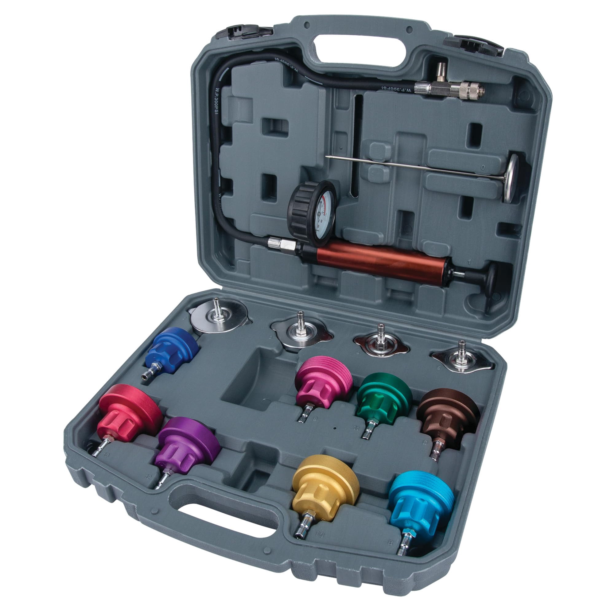Performance Tool JEGS W89733 Cooling System Pressure Tester Includes ...