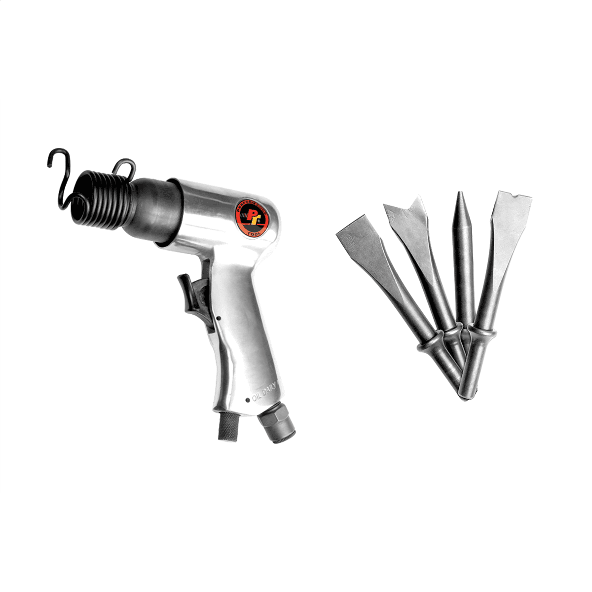 Performance Tool M550DB Air Hammer W/4 Chisels - Walmart.com