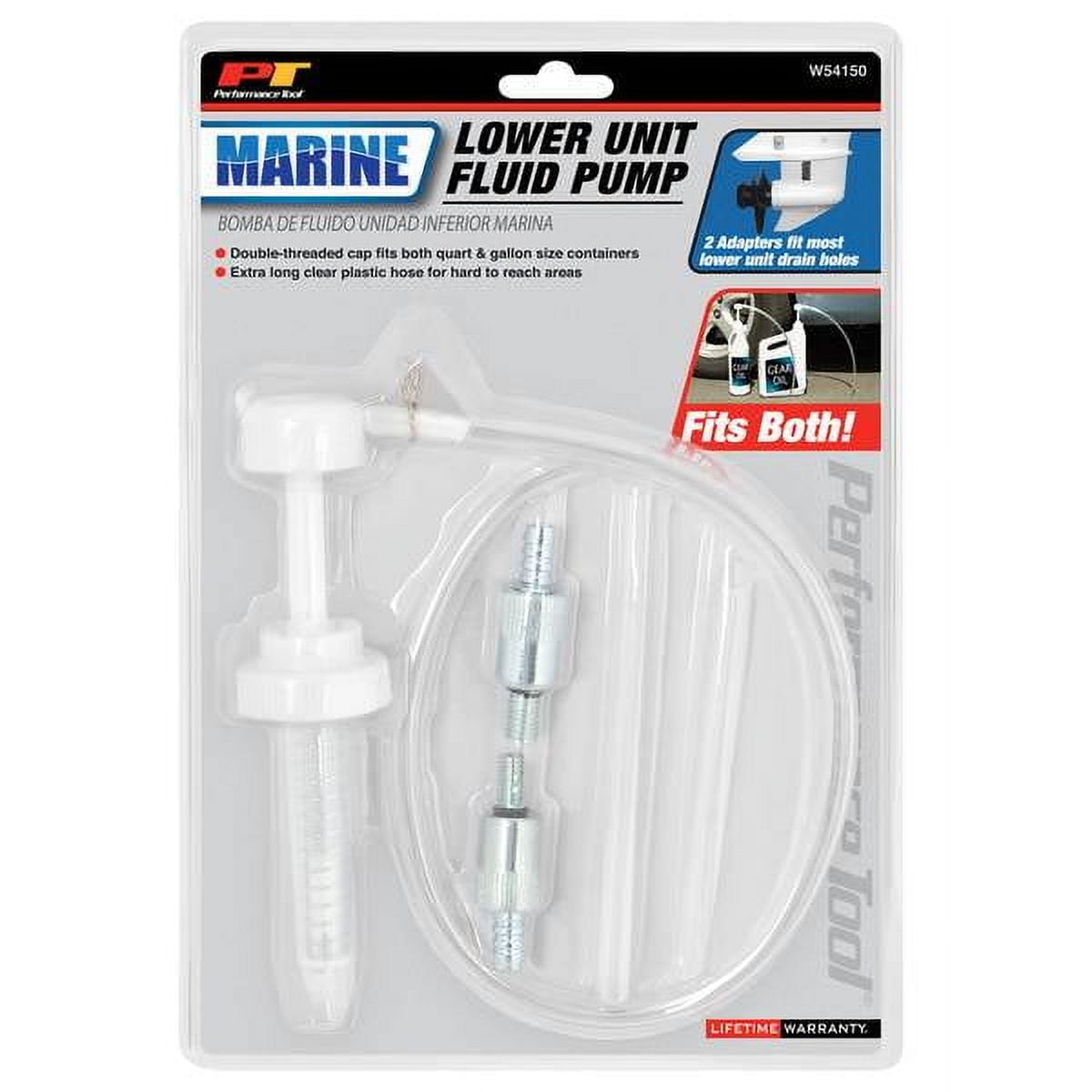 Performance Tool Marine Lower Unit Fluid Pump - Walmart.com