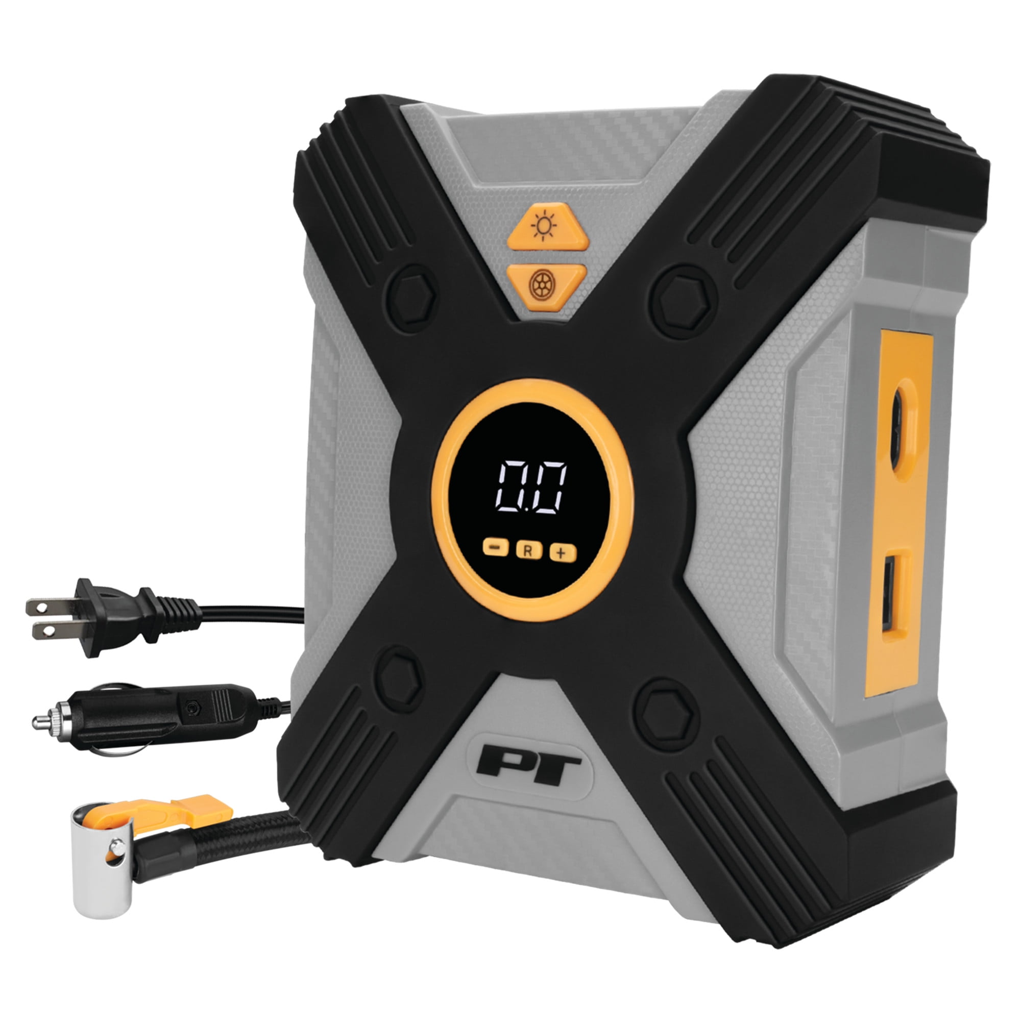 Performance Tool Vortex E00005 AC/DC Powered Tire Inflator w/ LED Light ...