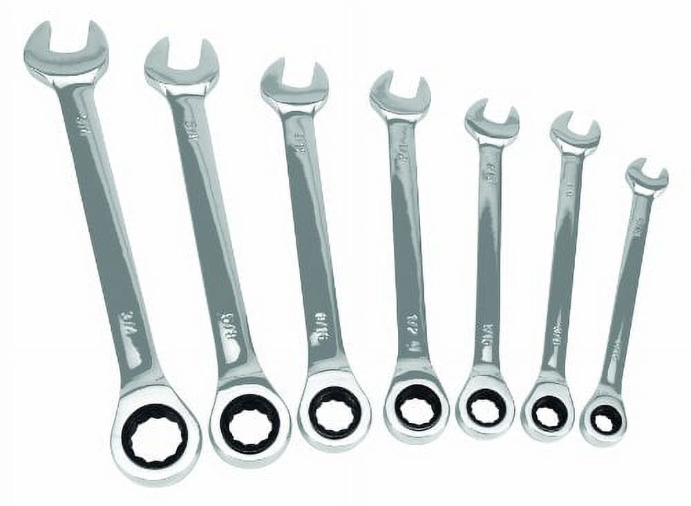 Performance Tool W1091 7 Piece SAE Ratcheting Wrench Set - Walmart.com